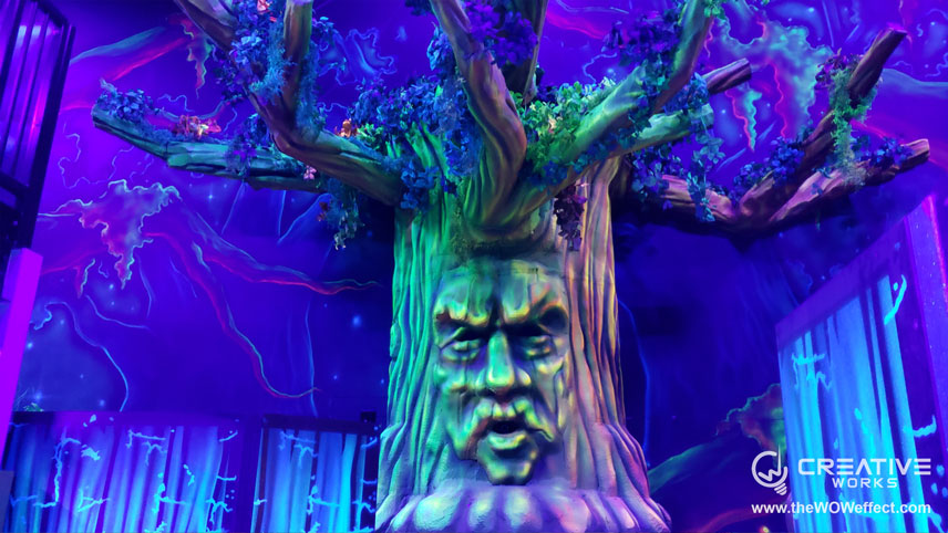 How We Created a Giant Interactive Tree Prop Out of Foam