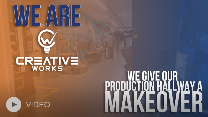 We Gave Our Production Hallway a Total Makeover