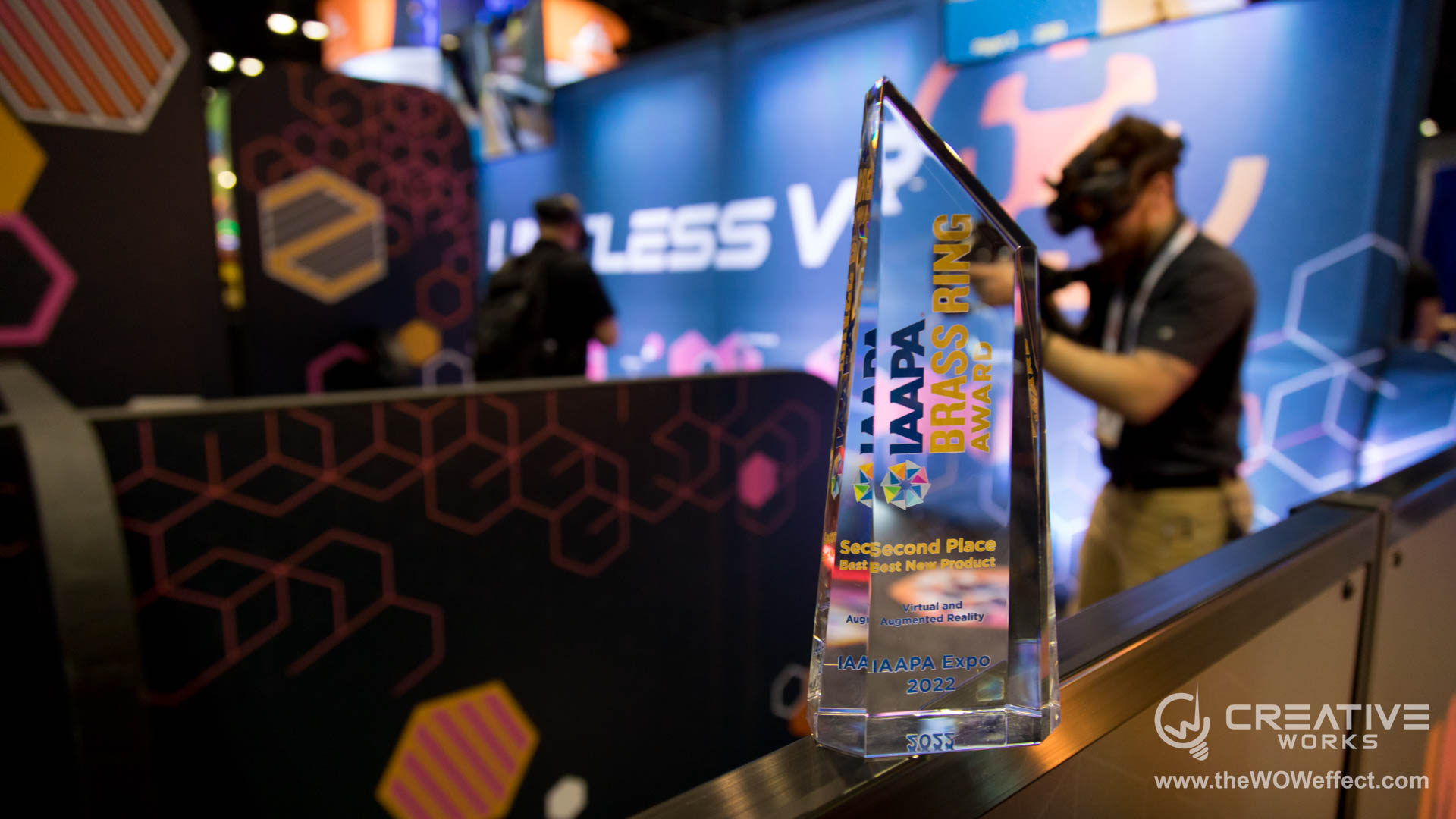 We Won A Brass Ring Award at IAAPA for Limitless VR | Creative Works